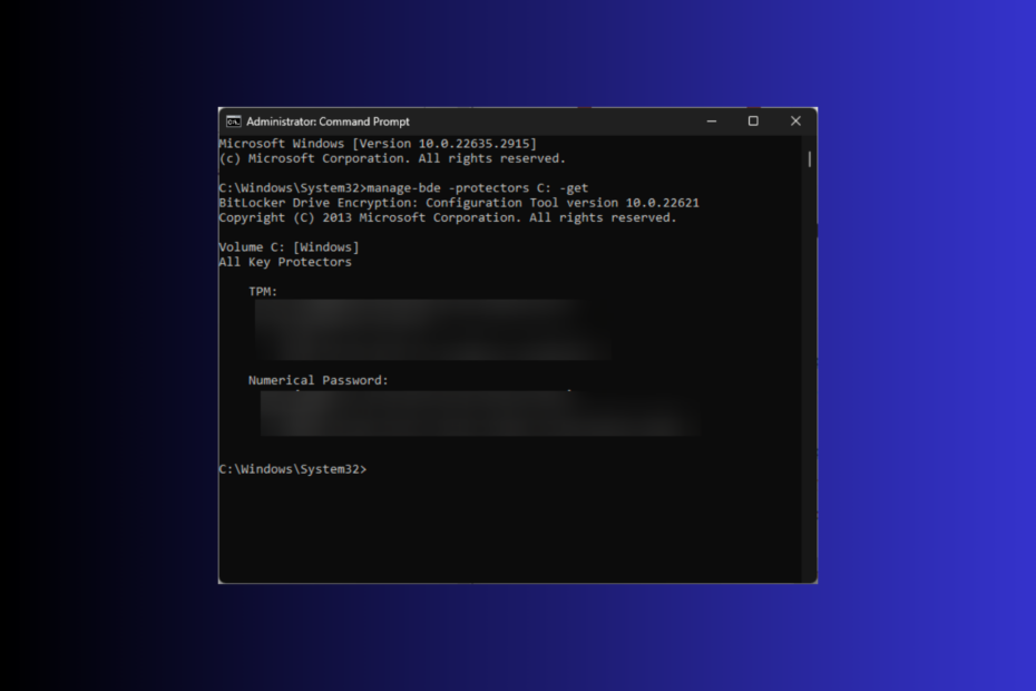 How to Get BitLocker Recovery Key from CMD