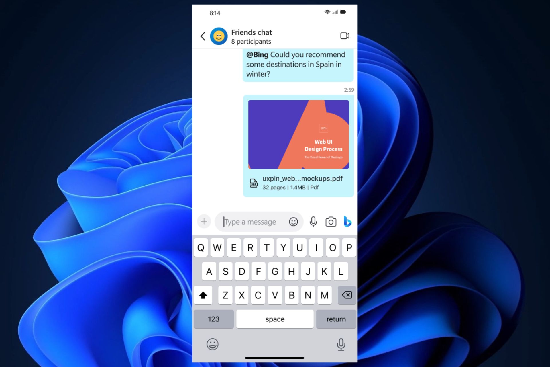 Skype introduces PDF previews, allowing users to get a thumbnail of ...