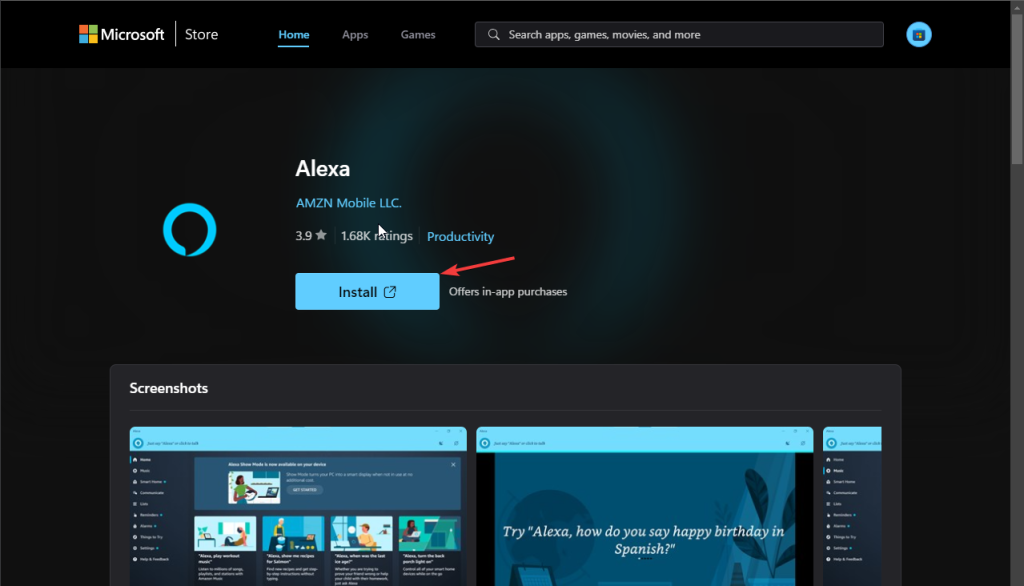 Fix: Can't Download the Alexa App on Windows 11