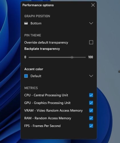 Show Windows 11 Performance Overlay [How to]