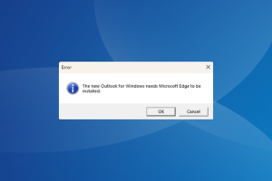 Want to uninstall Edge? Guess what, you'll need it to run the new Outlook
