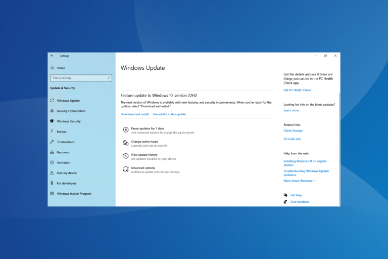 Update Error • Windows Report 0152