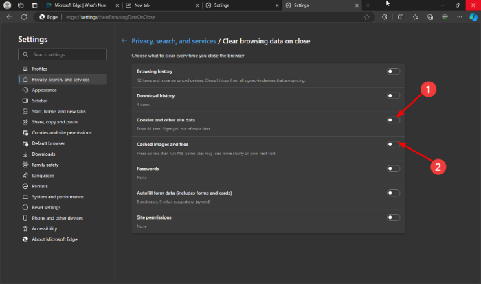 How to Clear Cache and Cookies on Microsoft Edge