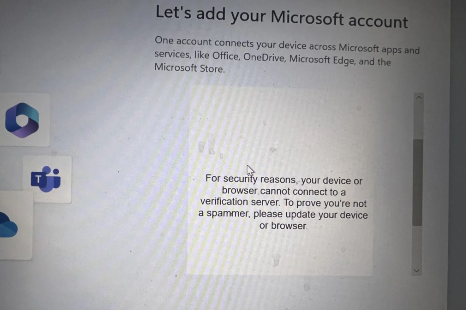 Microsoft asks you to update the browser during Windows 11 install. How ...