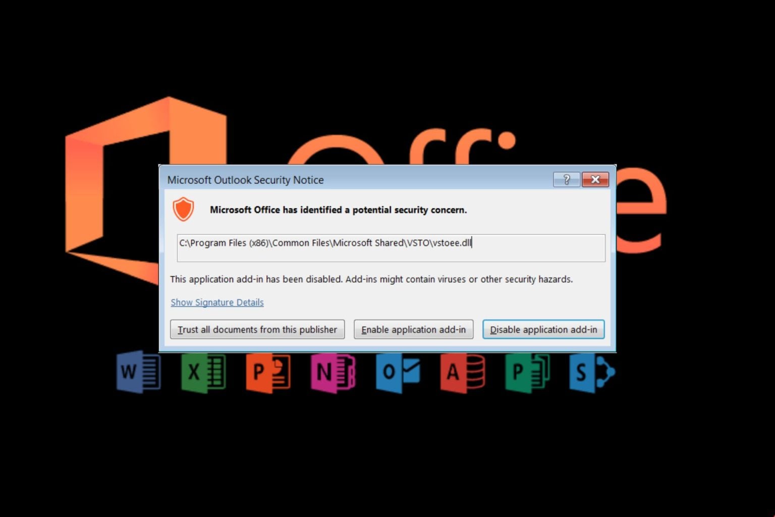Solved: Microsoft Office Has Identified a Potential Security Concern