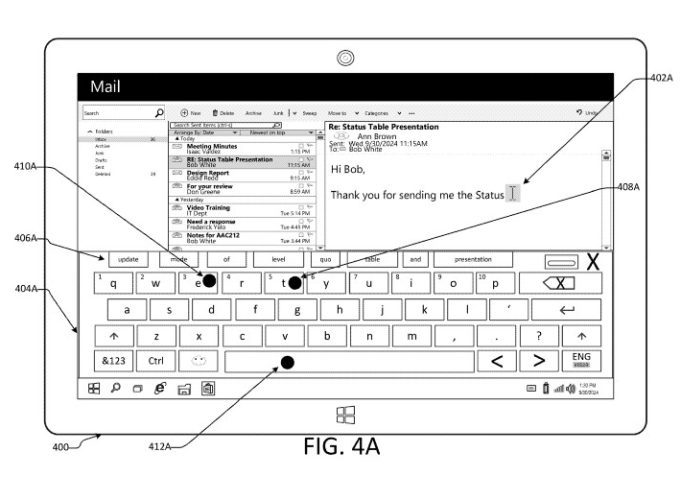 Microsoft is developing an Eye-Gaze typing technology that allows users ...