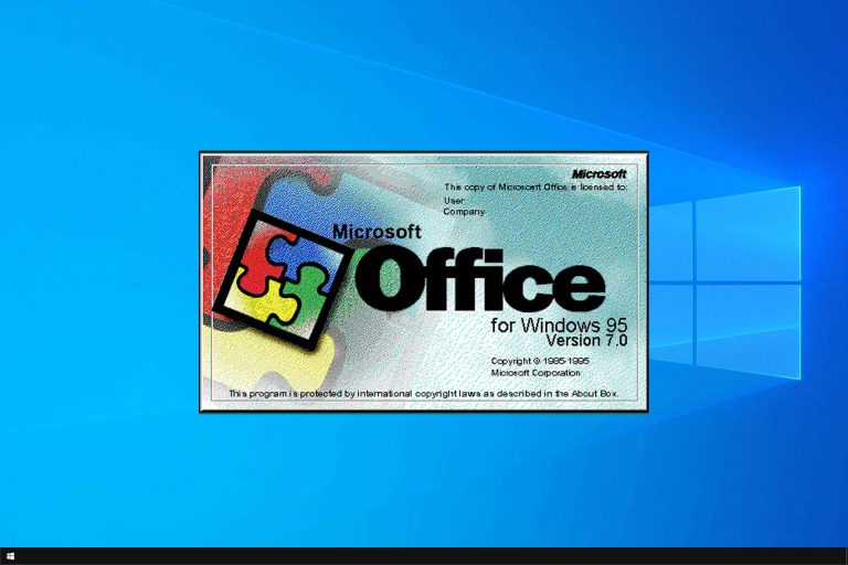 Windows 10 successfully runs legacy software: Office 95 spotted in action