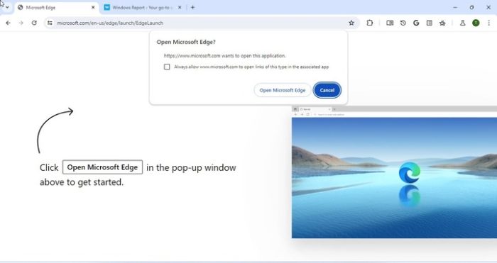 Did you know that you can launch Edge from another browser? Here's how