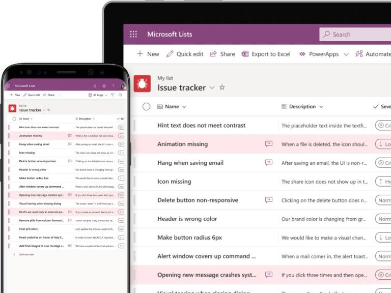 How to use the Microsoft Lists advanced list editor