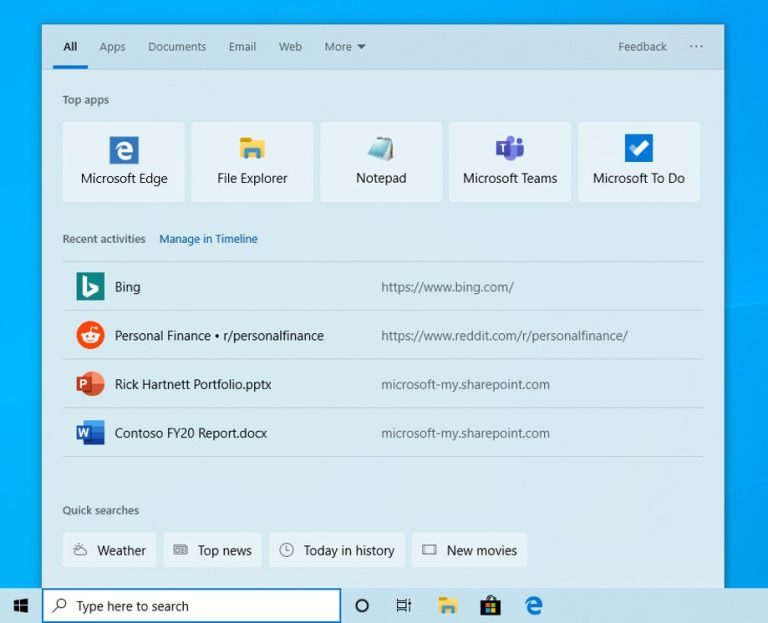 Microsoft rolls out Windows Search Box improvements for the Windows 10 ...