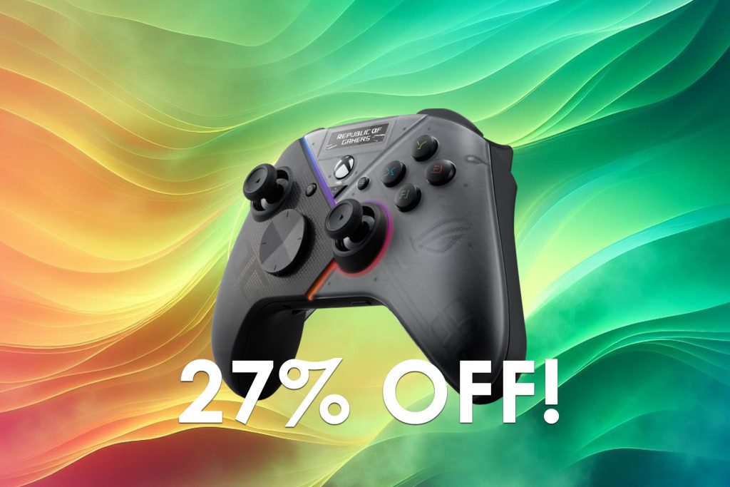 Hurry up PC and Xbox gamers! Asus ROG Raikiri Pro controller is 27% off!