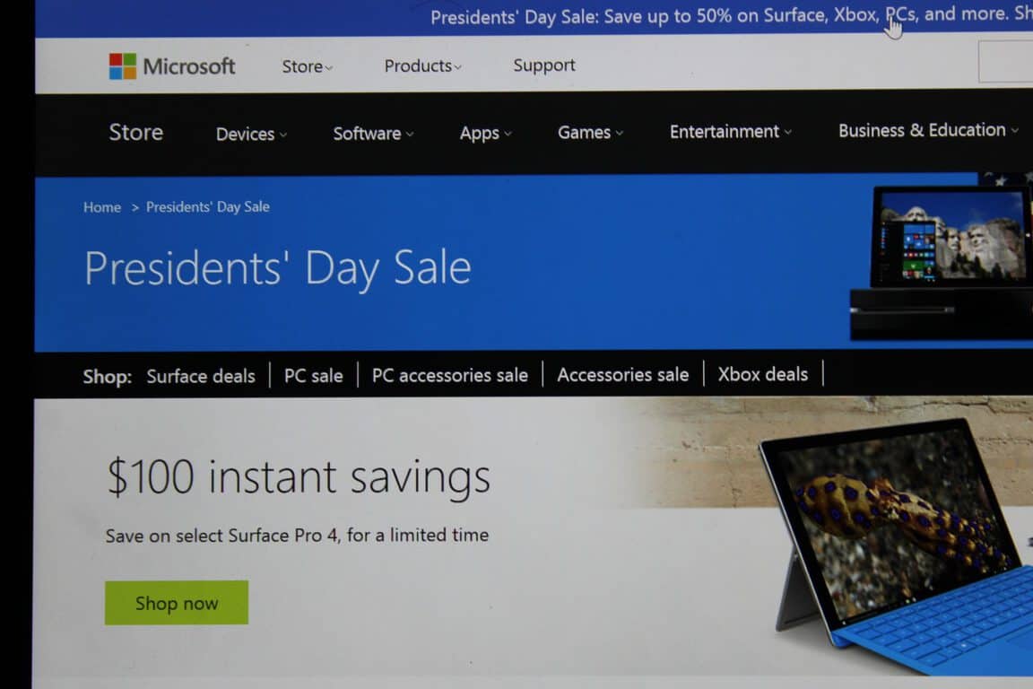 Microsoft Store President’s Day Sale offers up deals on Surface and more