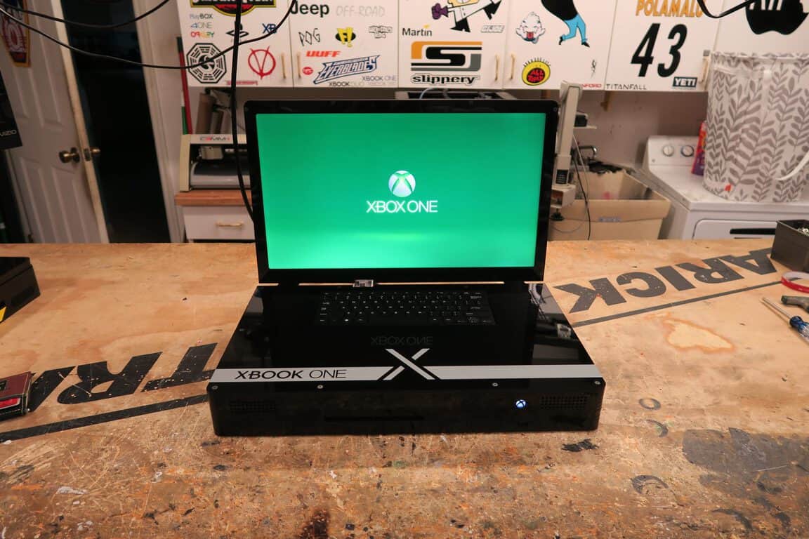 Game console modder combines Xbox One X and Laptop with the Xbook One X