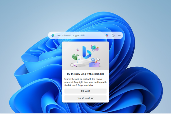Microsoft Edge Search bar on Windows 11 now allows to use Google Search right from the desktop