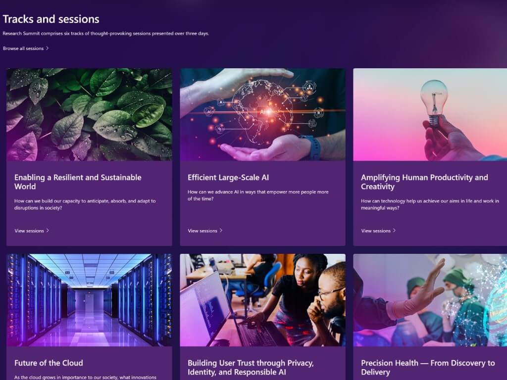 Microsoft to hold 2022 Research Summit in October