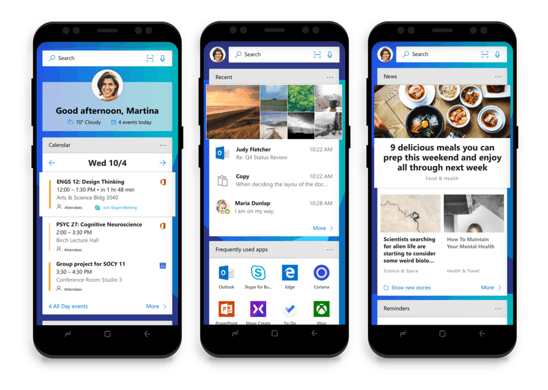 Microsoft Launcher offers revamped home screen experience with latest ...