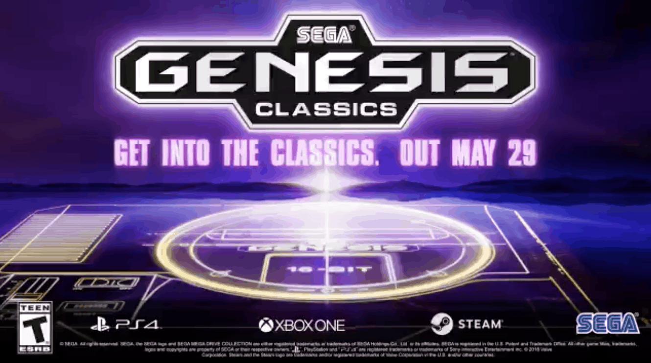Over 50 Sega Genesis video games coming to Xbox One in May