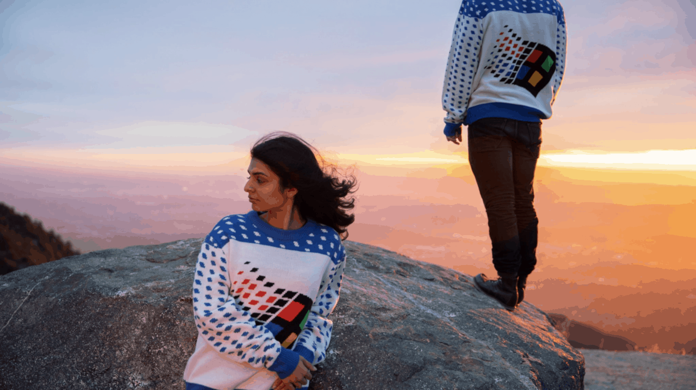 Microsoft will send this awesome looking Windows 95 sweater to some ...