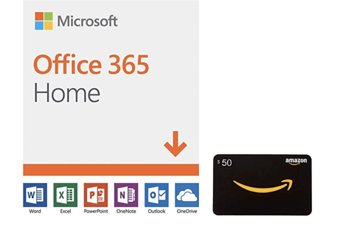Deal: Get one year of Office 365 Home plus a $50 Amazon gift card ...