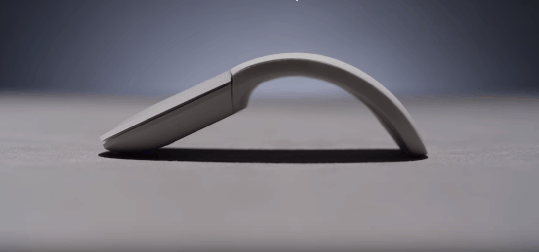 Microsoft sneaks a new Surface Arc Mouse into today’s announcements