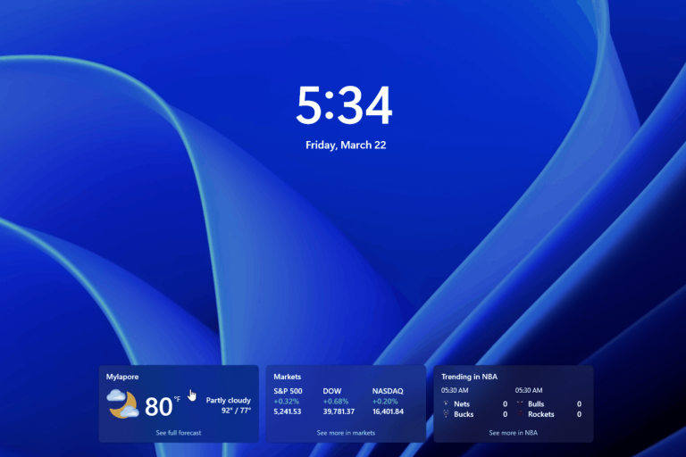 Soon, you will be able to customize MSN in the lock screen on Windows 11