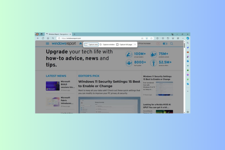 Microsoft Edge's built-in Screenshot tool gains the ability to capture ...