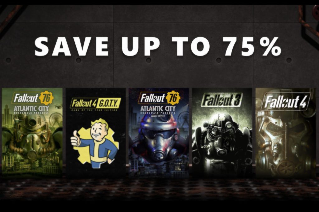 Step back into the wasteland with a 75% discount on the entire Fallout ...