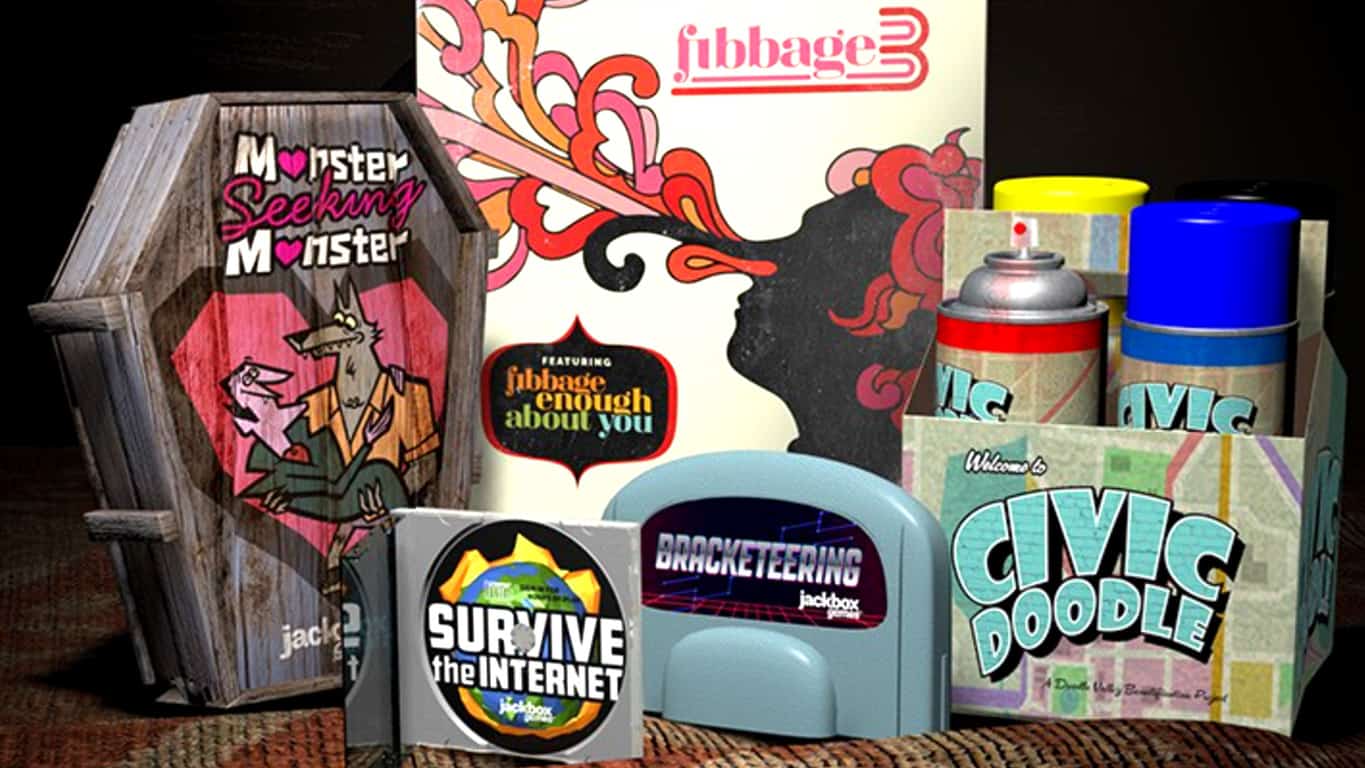 The Jackbox Party Quadpack video game bundle out now on Xbox One