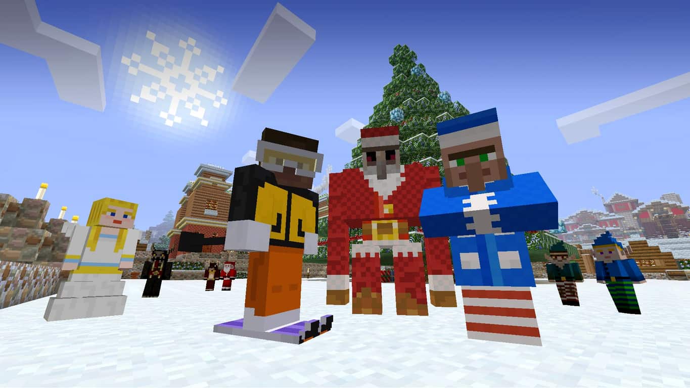 Minecraft Holiday Skins Pack now available for Windows 10 and Pocket ...