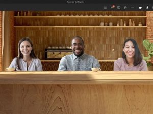 New Together mode scenes are now rolling out for Microsoft Teams Meetings