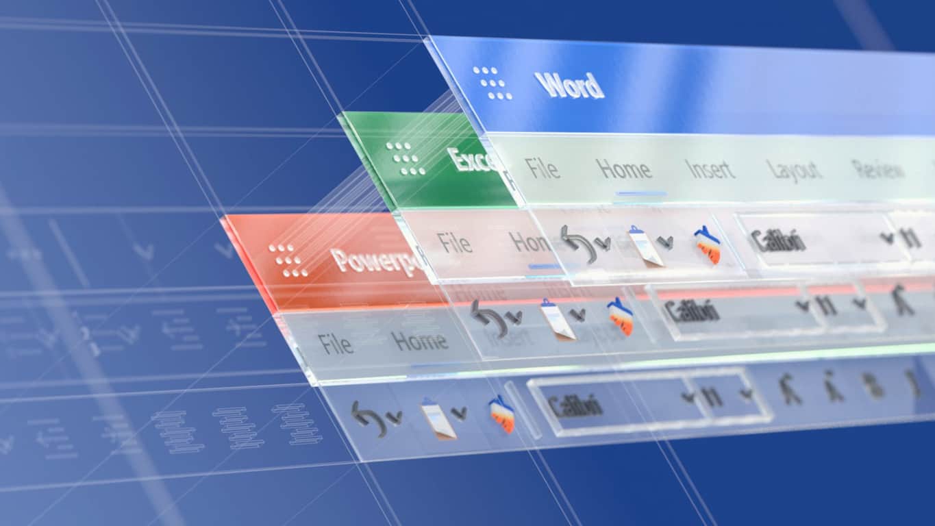 These 2 atmospheric videos showcase the new Microsoft Office 365 icons ...