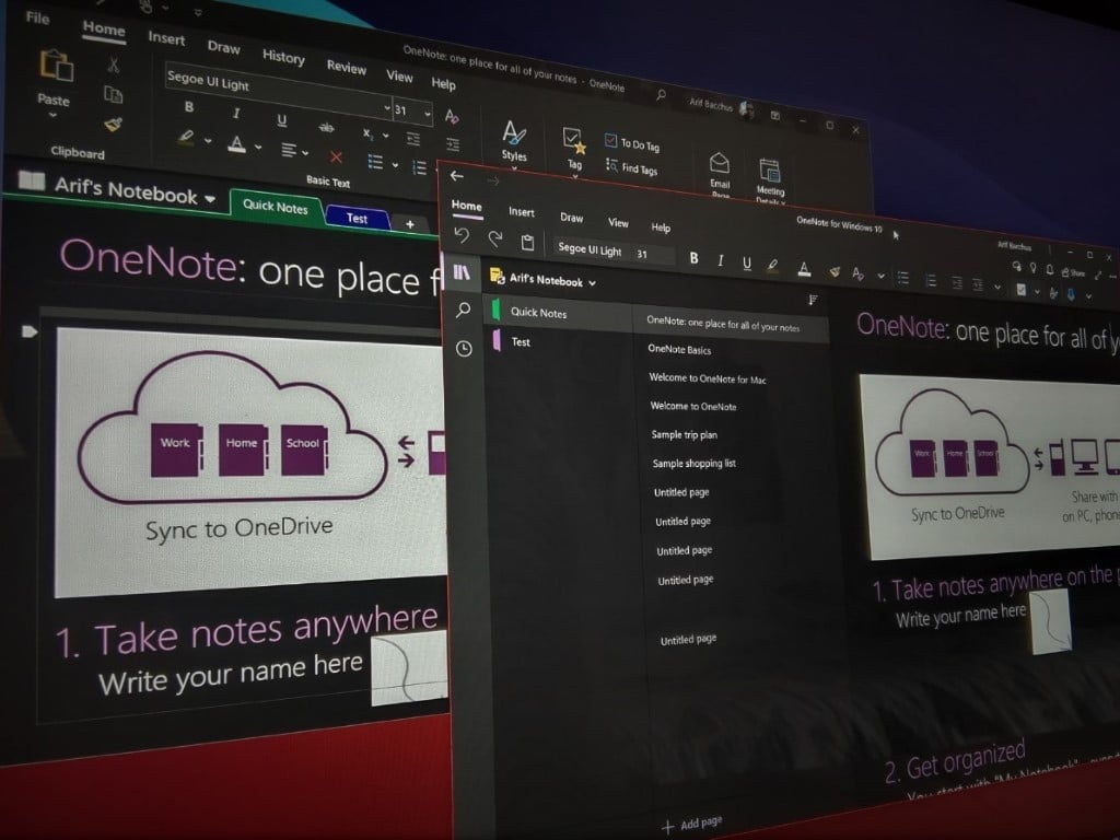 Microsoft OneNote’s Vertical Tabs layout option is now available on Windows