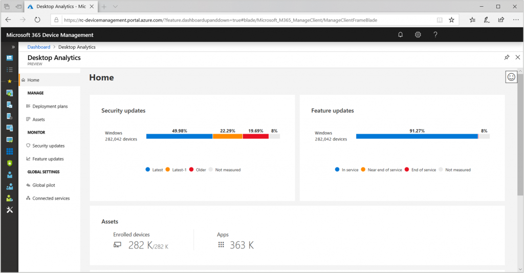 Microsoft officially launched Desktop Analytics, helps IT evaluate ...
