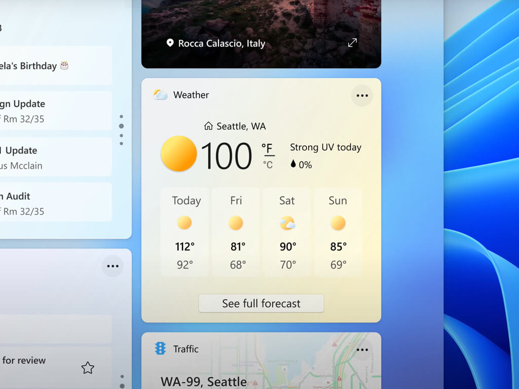 Microsoft highlights Windows 11’s widgets and other features in new videos