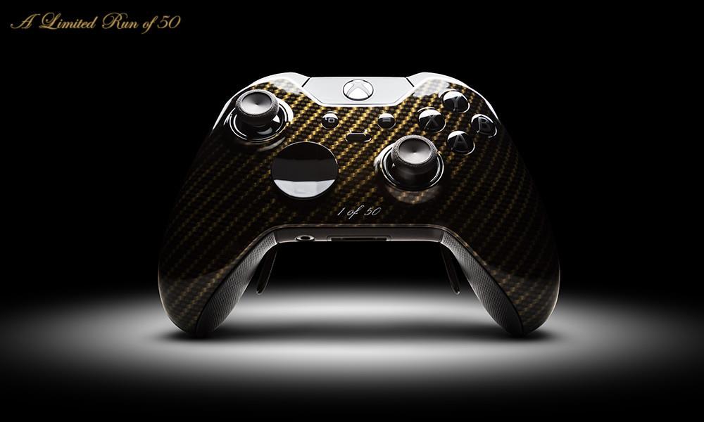 This gold carbon fiber Xbox One controller is expensive but shiny