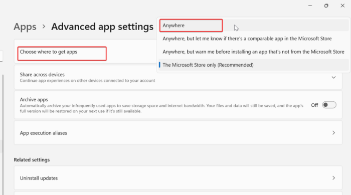 How to Change App Recommendation Settings in Windows 11 S Mode