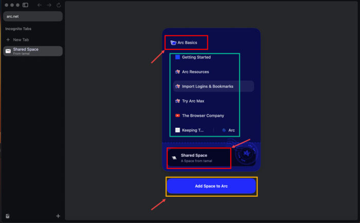 Arc Browser Export Spaces - All You Need To Know