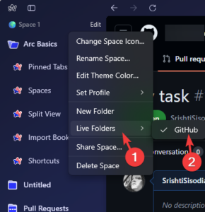What are Live folders, and How Do They Work on Arc Browser
