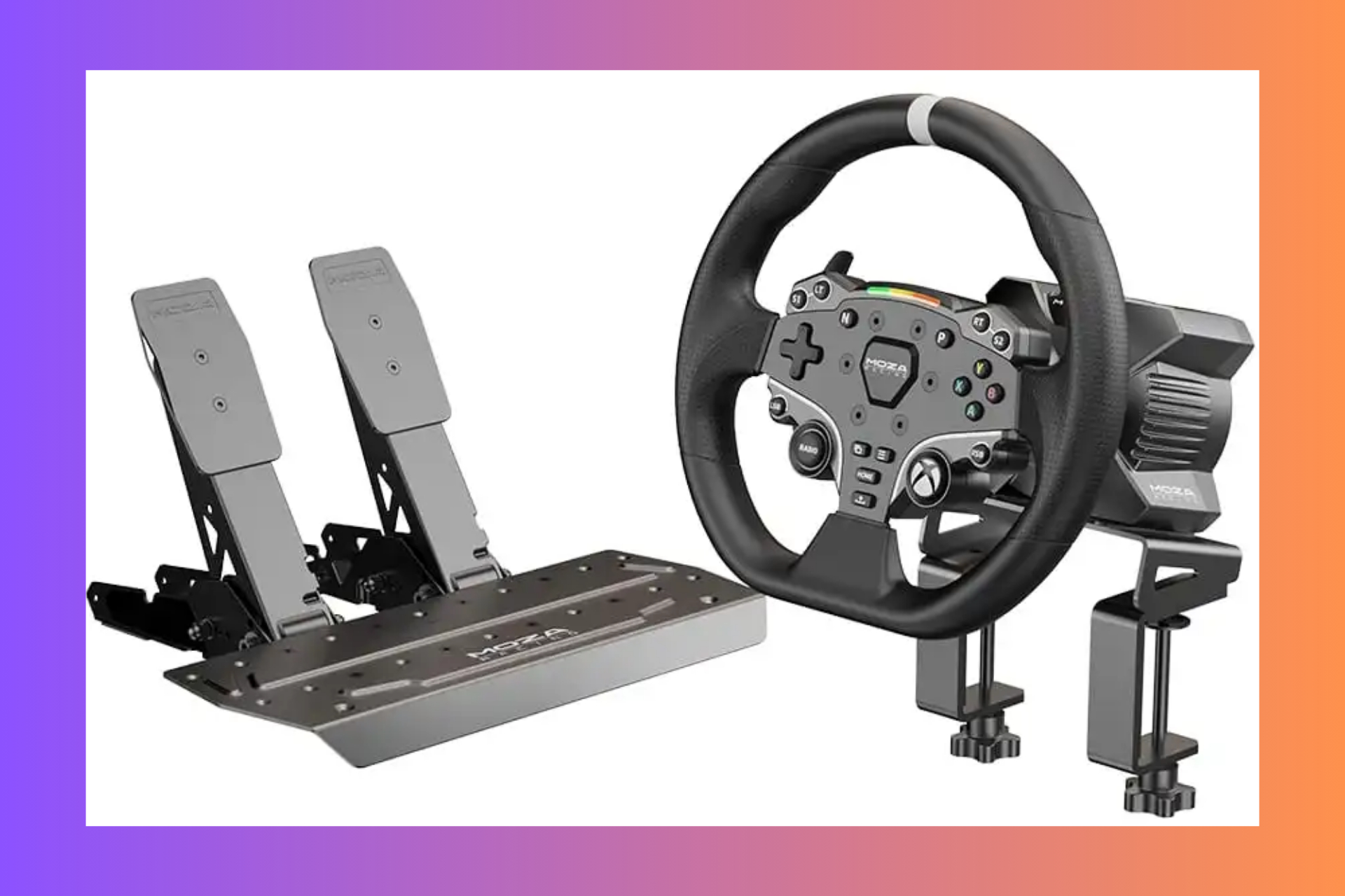 The MOZA R3 Wheel and Pedals for Xbox and PC will really put the pedal ...