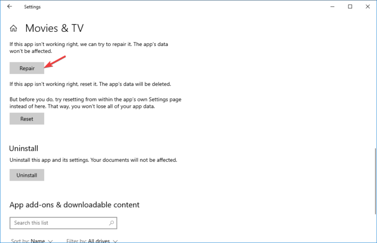 2 Ways to Repair Apps and Programs on Windows 10