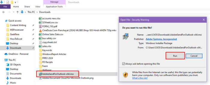 Adobe Document Cloud for Microsoft Outlook - All-in-One Guide