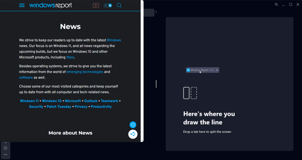 How to Enable & Use Split Screen Tabs in Opera
