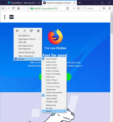 Best Tab Reloader Extensions for Firefox
