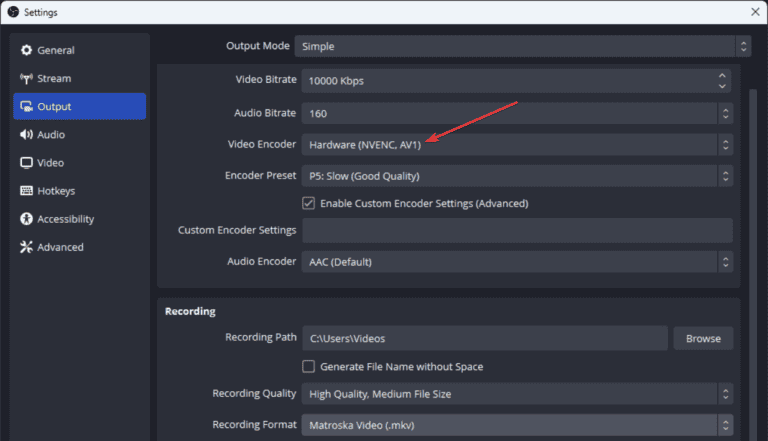 OBS Starting the Output Failed Error: 4 Tested Ways to Fix