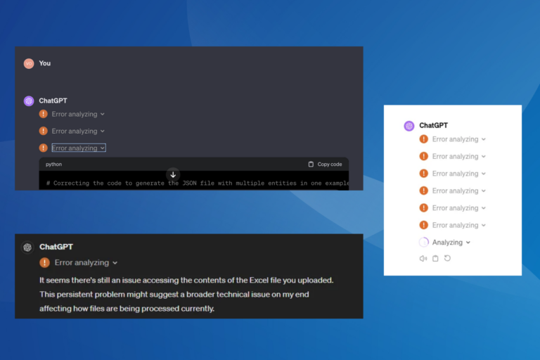 Error Analyzing in ChatGPT: 5 Ways to Fix it