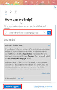 Microsoft Forms Not Accepting Responses: 8 Best Fixes