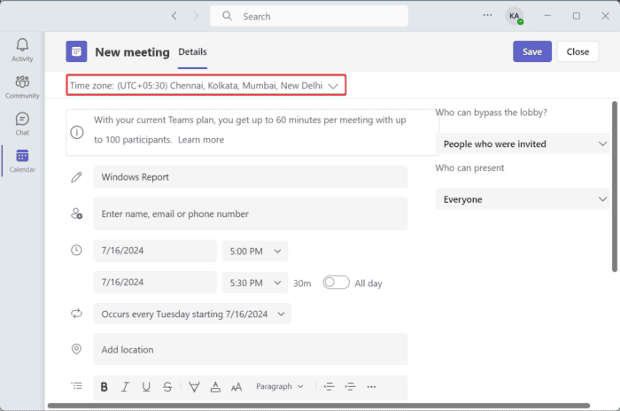 Unable to Create Meetings in Microsoft Teams [Solved]