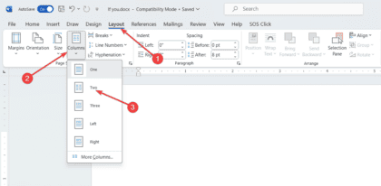 How to Split a Page in Half on Word: 2 Easy Methods