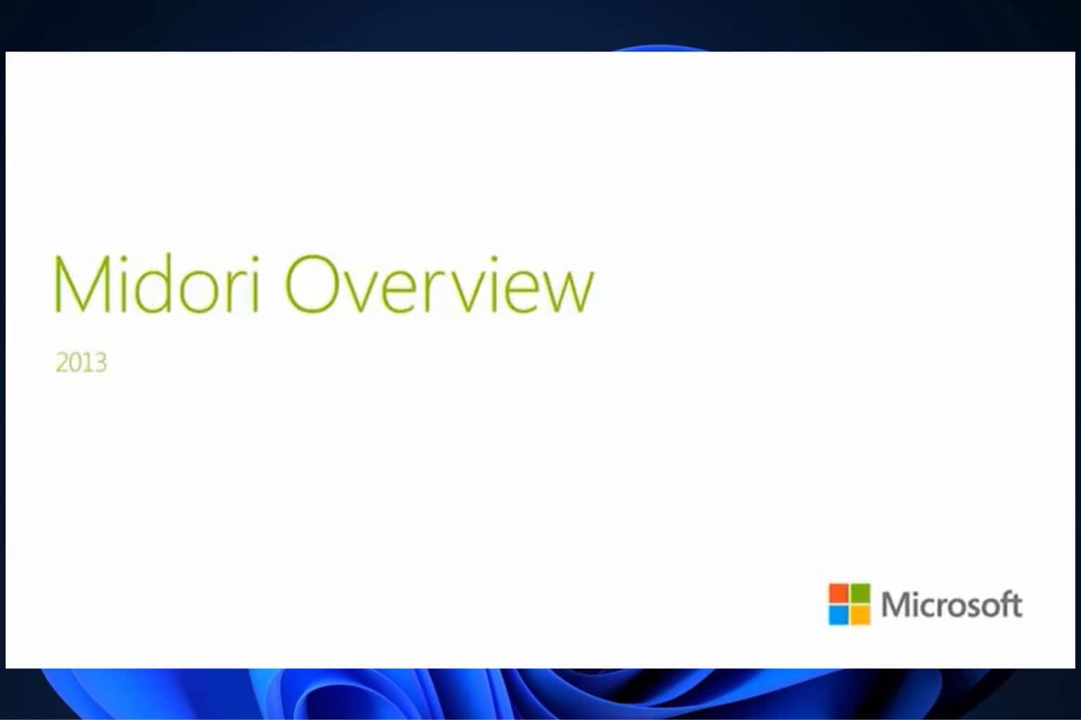 Microsoft's forgotten OS, Midori, could have been the perfect ...