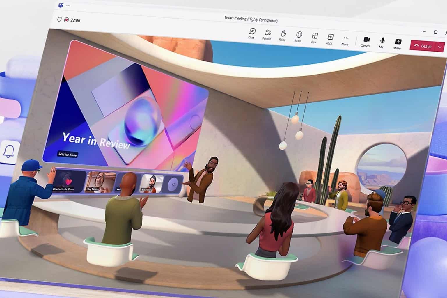 Microsoft Teams' Mesh is going to become a half-virtual/half-real space ...